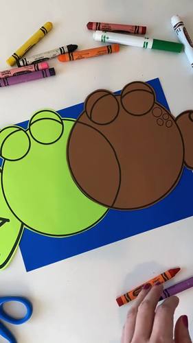 Frog Toad Amphibian Spring Compare Contrast Kindergarten, 1st, 2nd