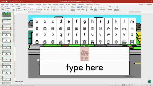 Household Crack the Code - Editable - PowerPoint by KinderCrafting