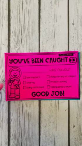 Positive Student Take Home Notes - Includes English and Spanish | TPT