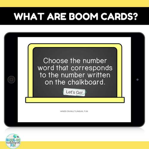 Numbers and Counting in English Boom Card Bundle by Hands-on ...