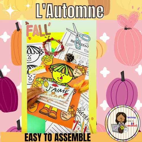 French Fall | | Scarecrow Craft | Bricolage de L' Automne | Un épouvantail
