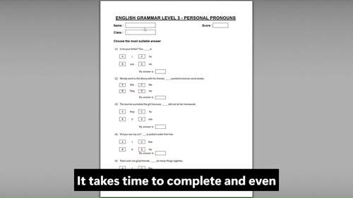 ESL Grammar Worksheets Bundle Levels 1–3 – Beginner Grammar Workbook
