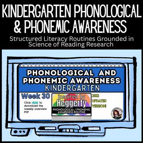 Phonological & Phonemic Awareness Intervention |Kindergarten| Heggerty ...