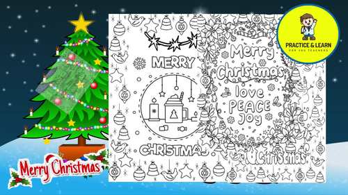 Winter Coloring Pages | Christmas Coloring Sheets | December Activities ...