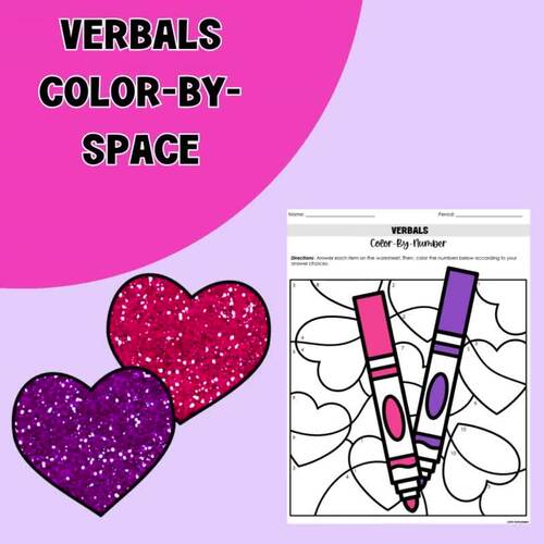 VERBALS_COLOR-BY-SPACE by Kirk's Klassroom | TPT