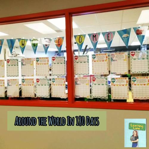 Watercolor Travel Theme Classroom Decor BUNDLE by RuthAnn Lane | TPT