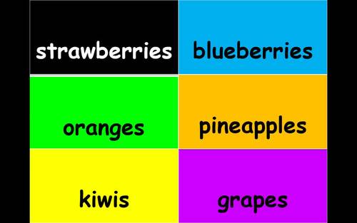 Fruit Stars Spelling Game - Kindergarten Activities - Grades K-1 ...