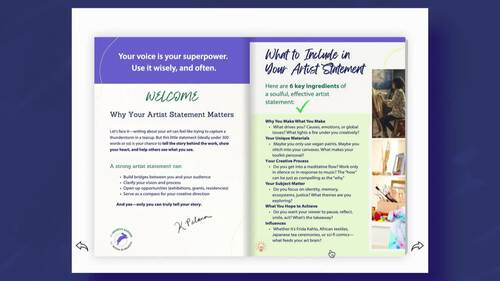 Easy Artist Statement Guide | Write With Confidence | PDF Printable |A4 ...