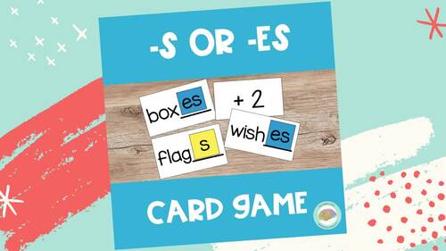 Spelling words with -es or -s suffix by Celebrating Neurodiversity