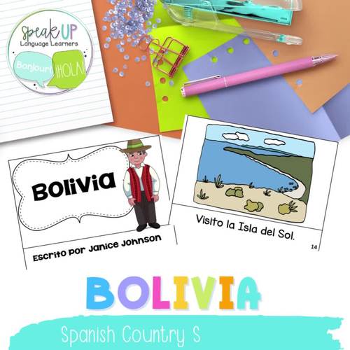Bolivia Country Study Spanish Reader & Activities Print & Digital with ...