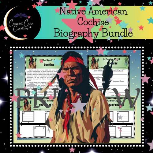 Cochise Native American Heritage Month Biography Bundle | TPT