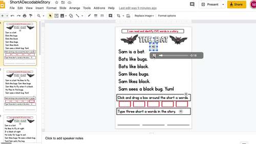 CVC Decodable Readers, Short A Digital Worksheet by Simply B Teaching