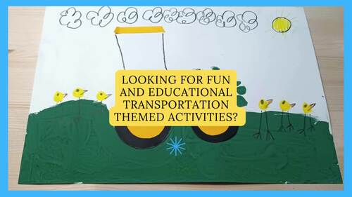 Transportation Themed Math & Literacy Centers and Printables by Nomadic Bee