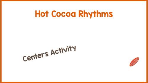 Winter Themed Hot Cocoa Rhythm Station Music Center | TPT