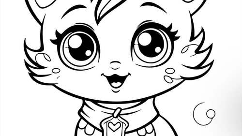 80 Funny Cats Coloring Pages For Kids| 80 Cute Cats Pages For Girls