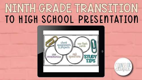 Ninth Grade Transition to High School Presentation by Counselor Clique
