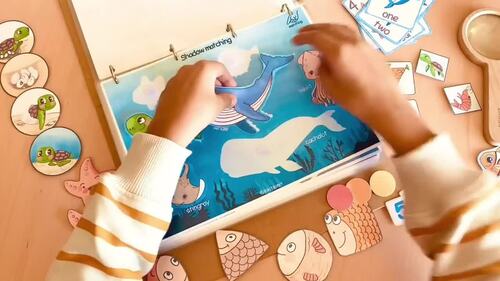 Ocean Animals Toddler Busy Book Printable Sea Activity Book - Toddler ...