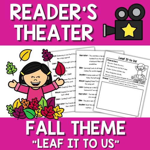 Fall Readers Theater Activity Script Skit | Reading Fluency Station ...