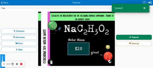 Chemistry BOOM™ Cards: Molar Mass Level 2 by Bazinga Brown | TPT