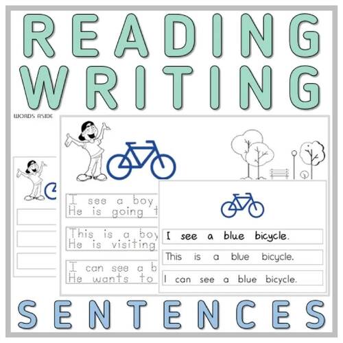 Forming Building Sentences Adapted SpEd Autism Station Center by Words ...