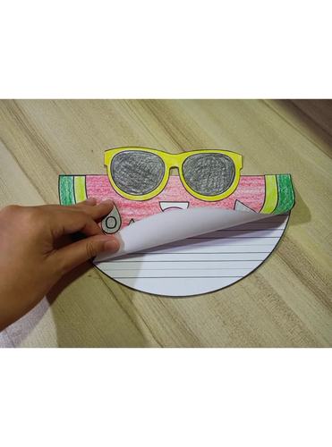 Name Craft Watermelon Writing Activity Summer Letter Recognition Back ...