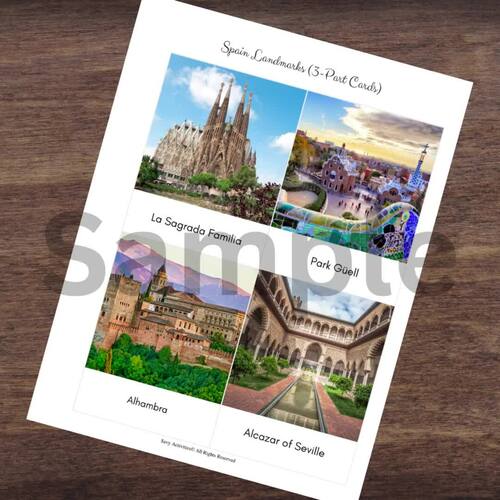 SPAIN Country EUROPE Cultural Activity Bundle - History, Art, Language ...