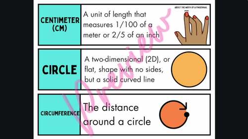 Math Vocabulary Cards for Word Wall/Bulletins for Upper Elementary ...