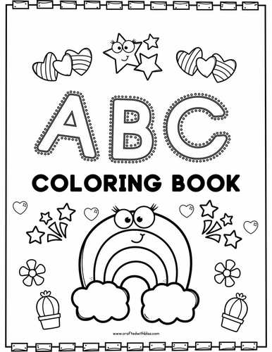 26 pages Alphabet Coloring Book For Preschool-Kindergarten | TPT
