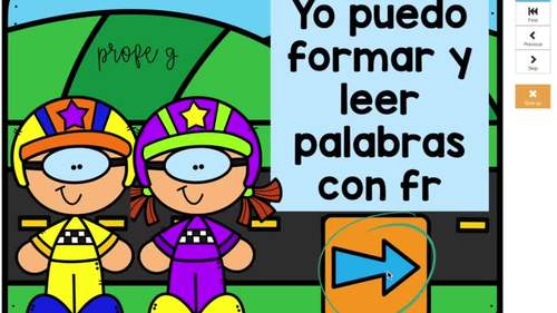 silabas trabadas con Fr by Recursos Arcoiris | TPT