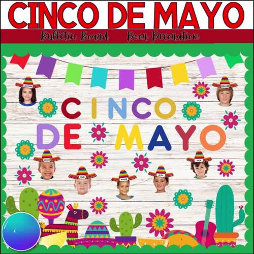 Cinco De Mayo Bulletin Board Kit Classroom, Photo Craft and Door Decor ...
