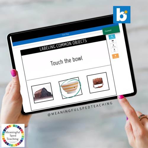 24 HRS 50% OFF Boom Cards™ Labeling Common Objects: Letters A-B | Real ...