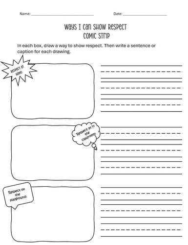 Moral Focus in Action: Respect by Clever Creations with Cuyler | TPT