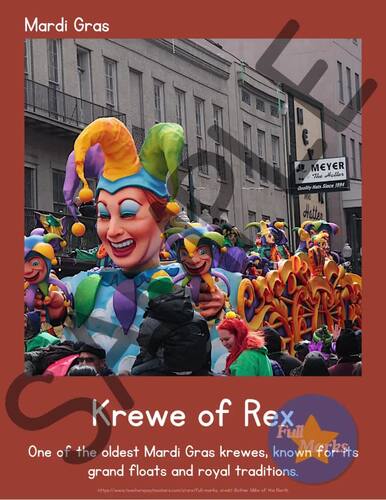 Mardi Gras Poster Set with Real Photos, Boho Modern Colorful Classroom ...