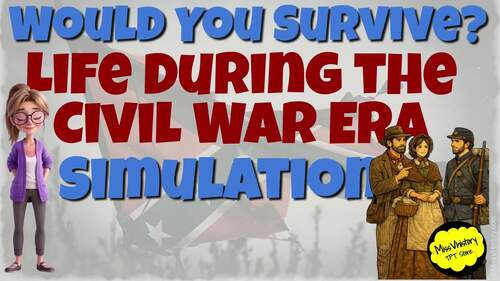 Would You Survive the Civil War Simulation Digital Interactive Activity ...