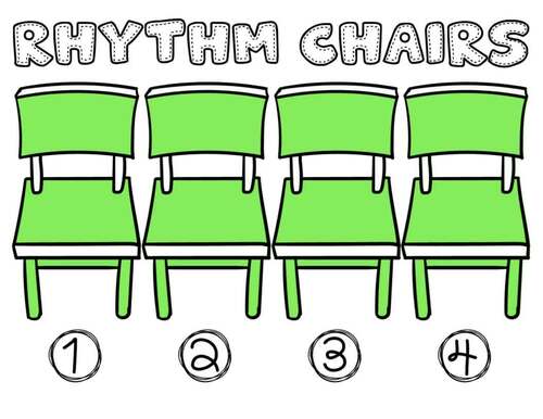 Rhythm Chairs - Music Activity by Miss Warner's Classroom | TPT