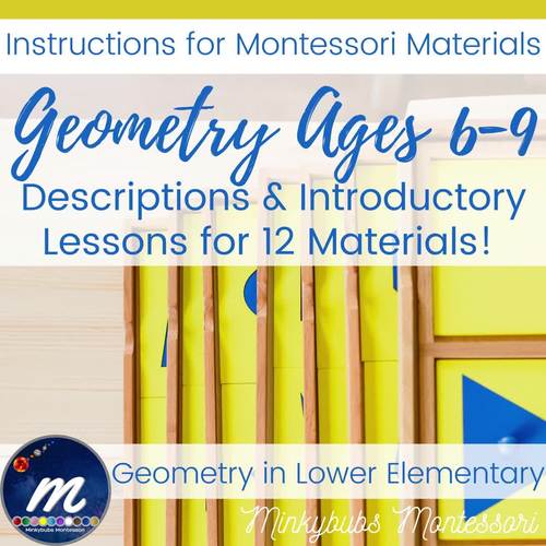 How to Use ALL GEOMETRY Materials Montessori inc 1st Presentations