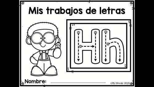 SÍLABAS de la letra H | Hojas de trabajo lectura by Ms Herraiz | TPT