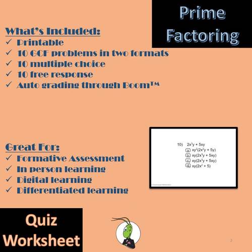Greatest Common Factor (GCF) Polynomials | Algebra | Boom Digital Task ...