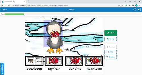 Final Consonant Deletion Minimal Pairs-Feed the Fish to the Penguin