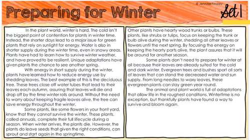 Fall & Thanksgiving Paired Passages - w/ Digital Paired Passages Google ...