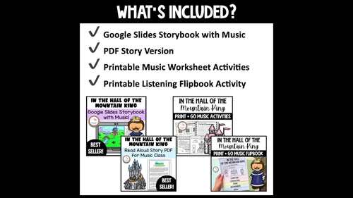 In the Hall of the Mountain King Elementary Music Activities | Print ...