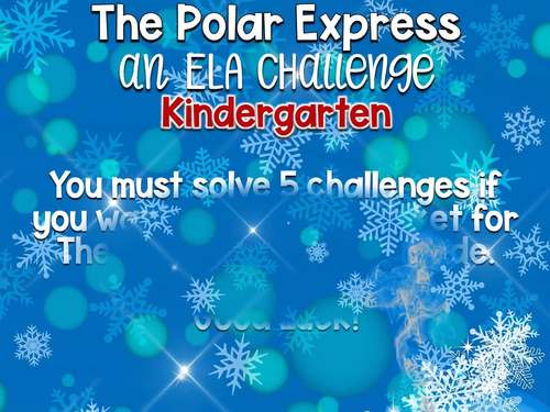 The Polar Express - A Picture Book Challenge for Kindergarten | TPT