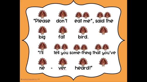 Tina Turkey's Secret by Busy Fingers Happy Learners | TPT