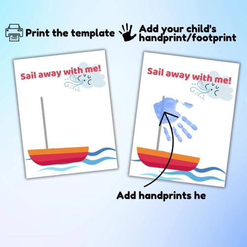 Summer Handprint Craft | Ocean Craft | End of Summer Activities ...