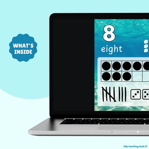 Number Posters 1-20 | Classroom Display (Under the Sea/Ocean) | TPT