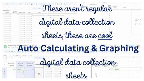 IEP Goal Digital Data Collection Forms. Google Sheets. Special Education
