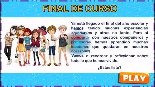 Pausa Activa para Final de Curso (Ruleta) by Miviq | TPT