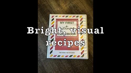 Visual Holiday Cookbook for Toddlers & Preschoolers - 7 Picture Recipe ...