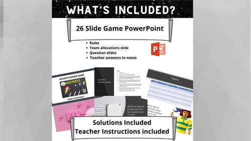 Electricity - Epic Buckets Revision Game Science Chemistry! | TPT