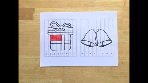 Christmas Agamograph Art Activity, with video by Pooley Productions